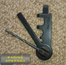 Ginklo valymo komplektas SA80 ( Rifle Cleaning Tool SA80).